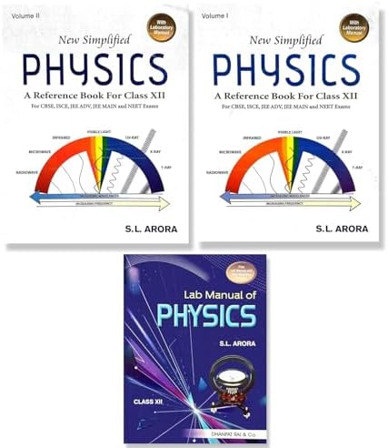 SL Arora Class 12 Physics 2025-26 Edition | New Simplified Physics ...