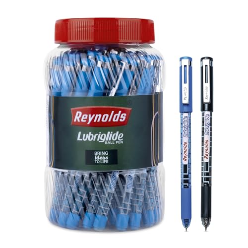 Reynolds LUBRIGLIDE Ball Pen SET - 40 Pens (35 Blue, 5 Black ...