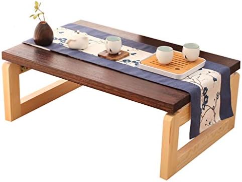 Amazon.com: Wooden Foldable Floor Table Foldable Coffee Table 90cm/35 ...