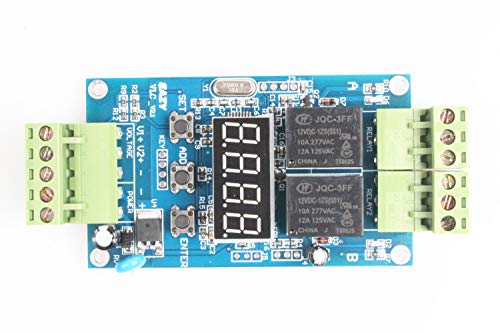 Snapklik.com : NOYITO 2-Channel Programmable Time Relay Module Dual ...