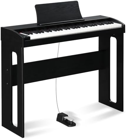 Amazon.com: Ktaxon 61 Key Piano Keyboard, Semi-weighted Electric Piano ...