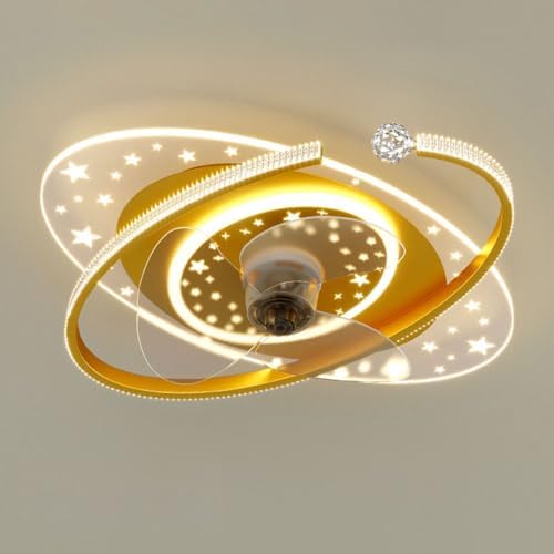 IBalody Indoor Ceiling Fan with Lights Remote Dimmable 48W LED Ceiling ...