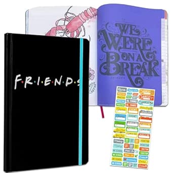Friends Daily Planner Set - Bundle of a 96 Page Friends T.V. Show ...