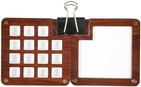 Amazon.com: 2 Pcs Portable Watercolor Palette with Clips 29 Grids ...