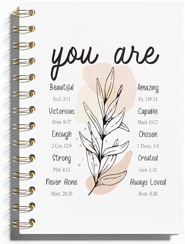 Amazon.com : QLMX Christian Gifts for Women Spiral Notebook, God Is ...