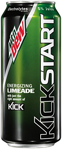 Amazon.com : Mountain Dew, Kickstart Limeade, 16 Ounce : Grocery ...
