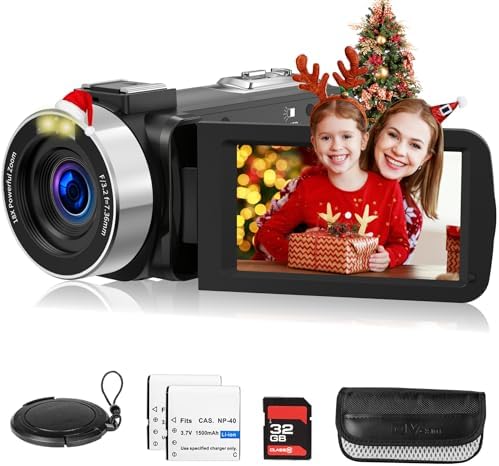 Amazon.com : ORDRO Video Camera Camcorder Digital Camera Recorder Full ...