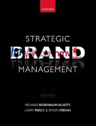 Strategic Brand Management: Amazon.co.uk: Rosenbaum-Elliott, Richard ...