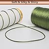 Amazon.com: 2 mm x 330 Feet Satin Nylon Cord, Silky Smooth Nylon String ...