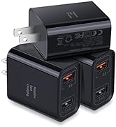 Amazon.com: Slim Flat USB Wall Charger, Costyle 2 Pack 18W GaN Tech ...