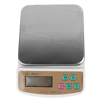 Amazon.com: Electronic Scales, 0.5g‑3kg Kitchen Food Scale White for Cooking : Home & Kitchen