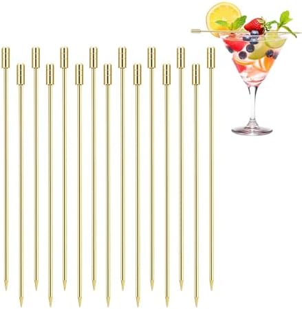 Amazon.com | Cocktail Picks, AIMEIKI 30 Pcs Stainless Steel Cocktail ...