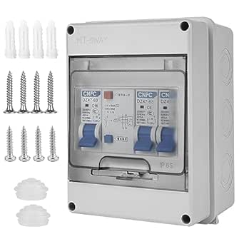 Garage Consumer Unit 2 Way: Consumer Unit with 2 Mini Circuit Breaker ...