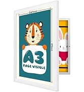 Ciscle Kids Art Frames, 2 Pack A4 Fillable Front Opening Photo Frames ...