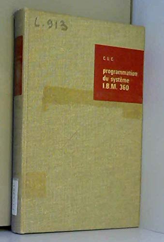 Amazon.fr - Programmation du système IBM 360 - Computer Usage Company ...