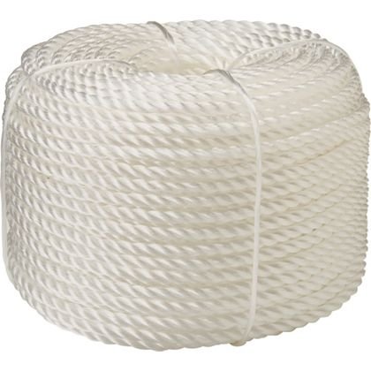 Power Grip Plastic PP Danline Ropes(White) Diameter 14mm Length 110 ...