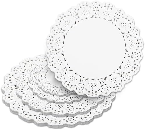 Amazon.com: White Paper Doilies for Tables, 150 Pieces Disposable ...