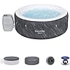Amazon.com: Bestway SaluSpa Boracay EnergySense Smart Signature AirJet Round Inflatable 2 to 4 ...