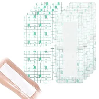 10PCS Waterproof Dressings for Wounds, 10X25CM Adhesive Dressing for ...