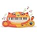 Amazon.com: B. toys- Meowsic- Interactive Cat Piano – Toy Piano ...