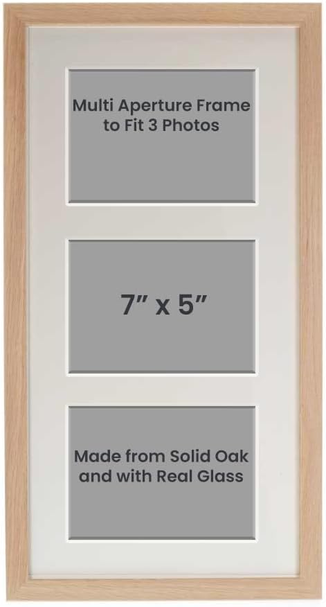 Multi Photo Picture Frames - White Multiple Photos 3 Aperture 4 x 6 ...