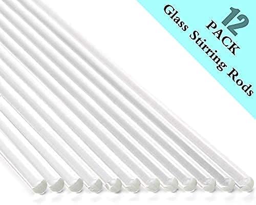 Labworld glass stirring rod used for chemistry lab set of 12 pcs ...