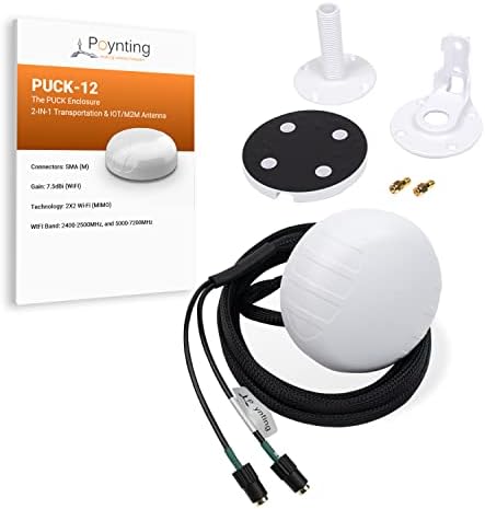 Amazon.com: Poynting PUCK-12 2-in-1 Transportation & M2M/IOT Antenna ...