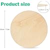 Amazon.com: 50 PCS 7.9 Inch Wood Circles, Thickness 0.1 Inch / 2.5 mm ...