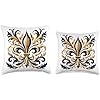 Amazon.com: Elegant Fleur-de-Lis Motif Classic Design Aesthetic Throw ...