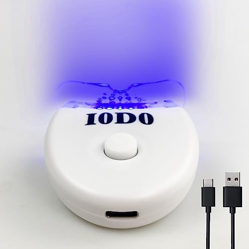 Amazon.com: Rechargeable Teeth Whitening Light 5 LED Blue UV Teeth ...