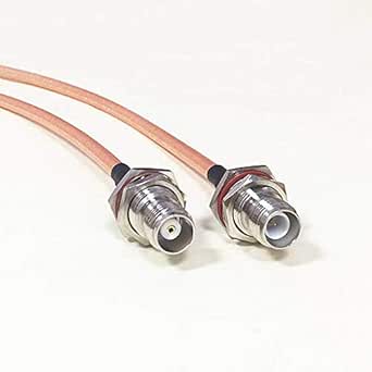 Amazon.com: Low-Attenuation TNC Female Bulkhead Switch RP-TNC Female Jack Pigtail Cable RG142 ...