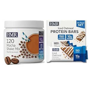 Amazon.com: HMR 120 Mocha Shake Meal Replacement Powder (12 Servings ...