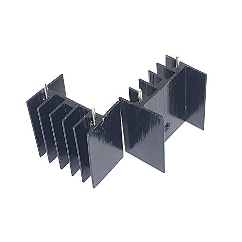 Amazon.com: Davitu 10 pcs Aluminium TO-220 Heatsink TO 220 Heat Sink ...