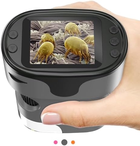 1000X Handheld Digital Microscope for Kids - 4K 2.0" Screen ...