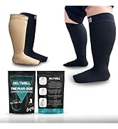 Amazon.com: Beltwell® - The Adjustable Thigh Compression Wraps For Big ...