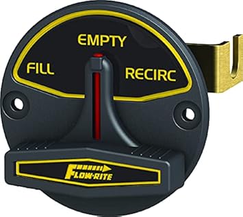 Amazon.com: Flow-Rite Actuator, Fill/Empty/Recirc, White Lettering ...