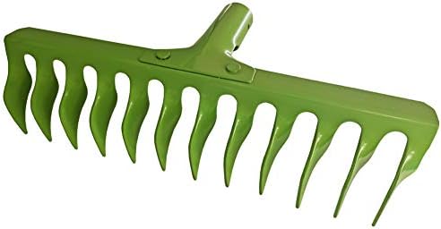 Amazon.com : Kids Helper Large 24-Tine Garden Spring Rake Replacement ...