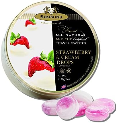 Amazon.com : Simpkins Strawberry and Cream Candy - Strawberry Cream ...