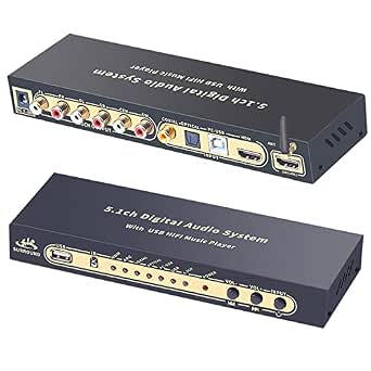 5.1CH Audio Converter Decoder DAC DTS AC3 FLAC APE 4K*2K HDMI to HDMI ...