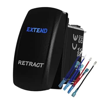 Amazon.com: 12V DC Motor Reverse Polarity Switch Blue Led Extend ...
