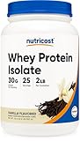 ・ブランド:Nutricost・製造元:Nutricost・製造元/メーカー部品番号:NC-WPI-VAN2・1食分当たり: 1杯 (タンパク質30g)・1パック分当たり: 27杯・ホエイプロテインアイソレート・味：バニラ・非GMO・グルテ...