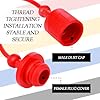 Amazon.com: Innconee 4 Sets 3/8 Hydraulic Hose Caps Quick Coupler Cover ...