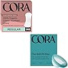 Amazon.com: Cora Period Regular Liners | 100% Organic Cotton Topsheet ...