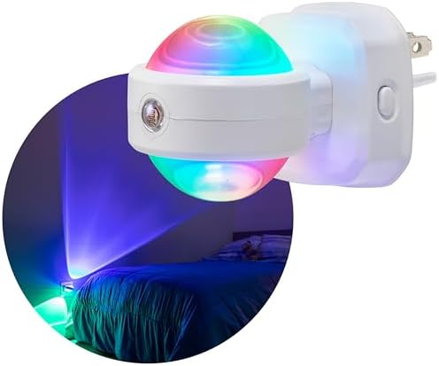 GE Color-Changing Swivel LED Night Light, Plug-in, Dusk to Dawn Sensor ...