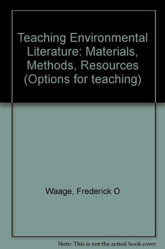 Amazon.co.jp: Teaching Environmental Literature: Materials, Methods ...