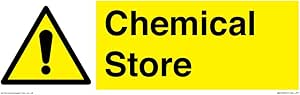 Chemical Store Sign - 300x100mm - L31 : Amazon.co.uk: DIY & Tools