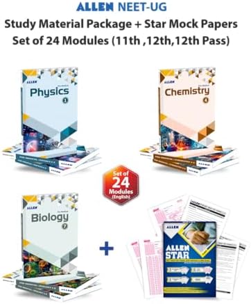 Buy ALLEN NEET-UG Study Material Package (Set of 24 Modules) and STAR ...