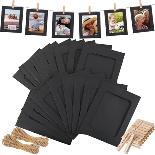 Amazon.com - starfa lab 20 Pcs 4x6 Inch Paper Photo Frames,Hanging ...