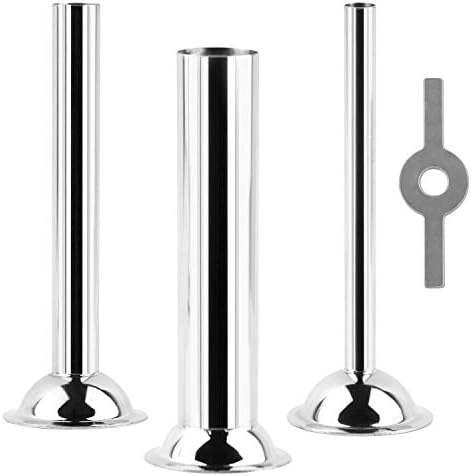 Sausage Maker Kit 3 Piece Stainless Steel Sausage Stuffer Tube for Size ...