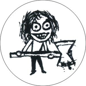 Amazon.com: OZZY OSBOURNE AX STICK FIGURE BUTTON : Everything Else
